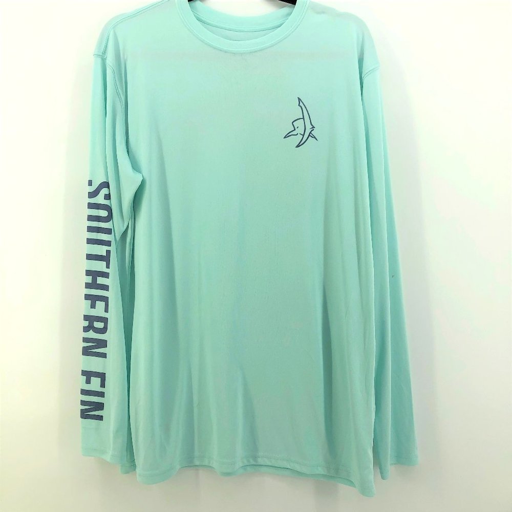 Southern Fin Upf 50 Performance Fishing Shirt - Gem
